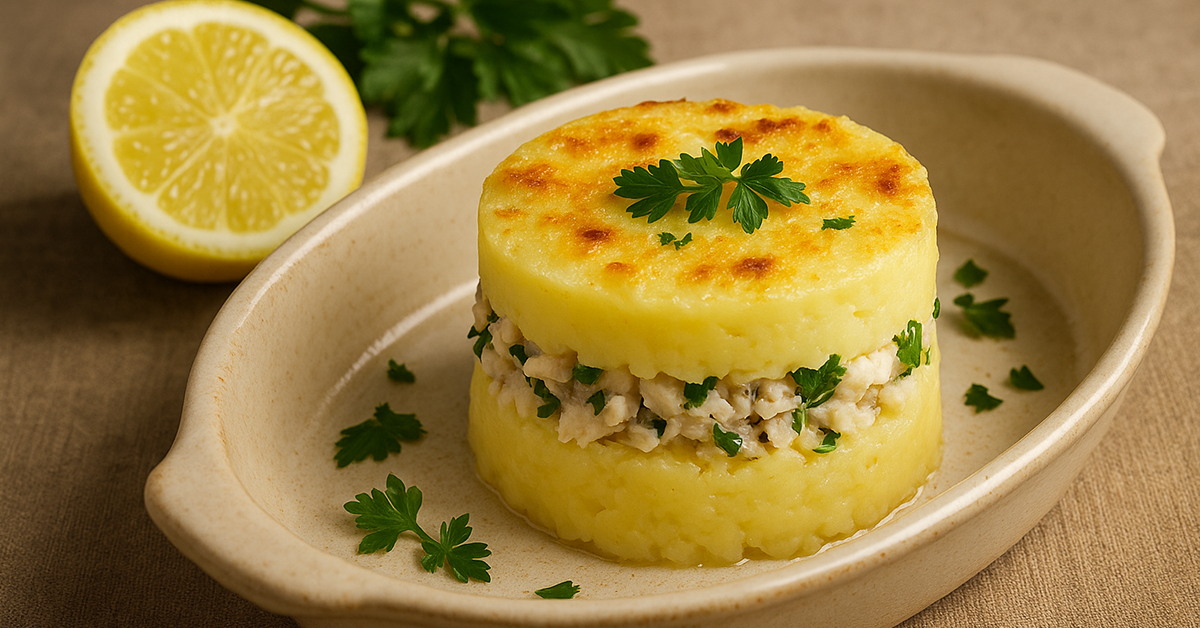 Roussette poisson : Recette de parmentier citron & panais